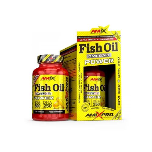 Fish Oil Omega 3 Power Amix – 60 cápsulas de alta pureza